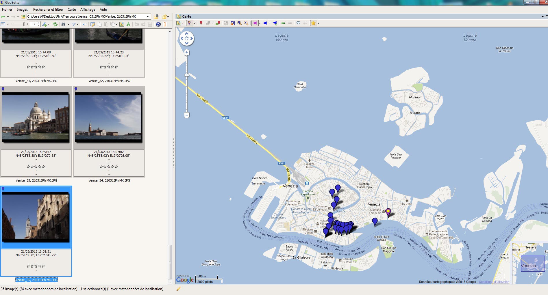 Test GeoSetter : pour localiser facilement ses photos | High-Tech Out