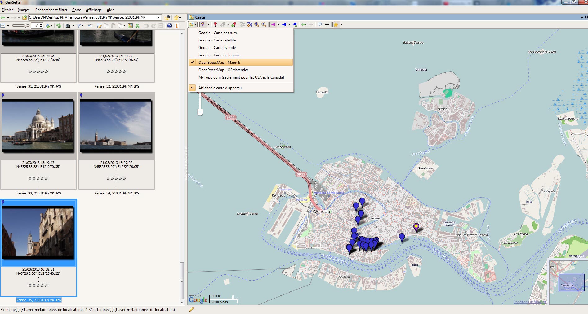 Test GeoSetter : pour localiser facilement ses photos | High-Tech Out